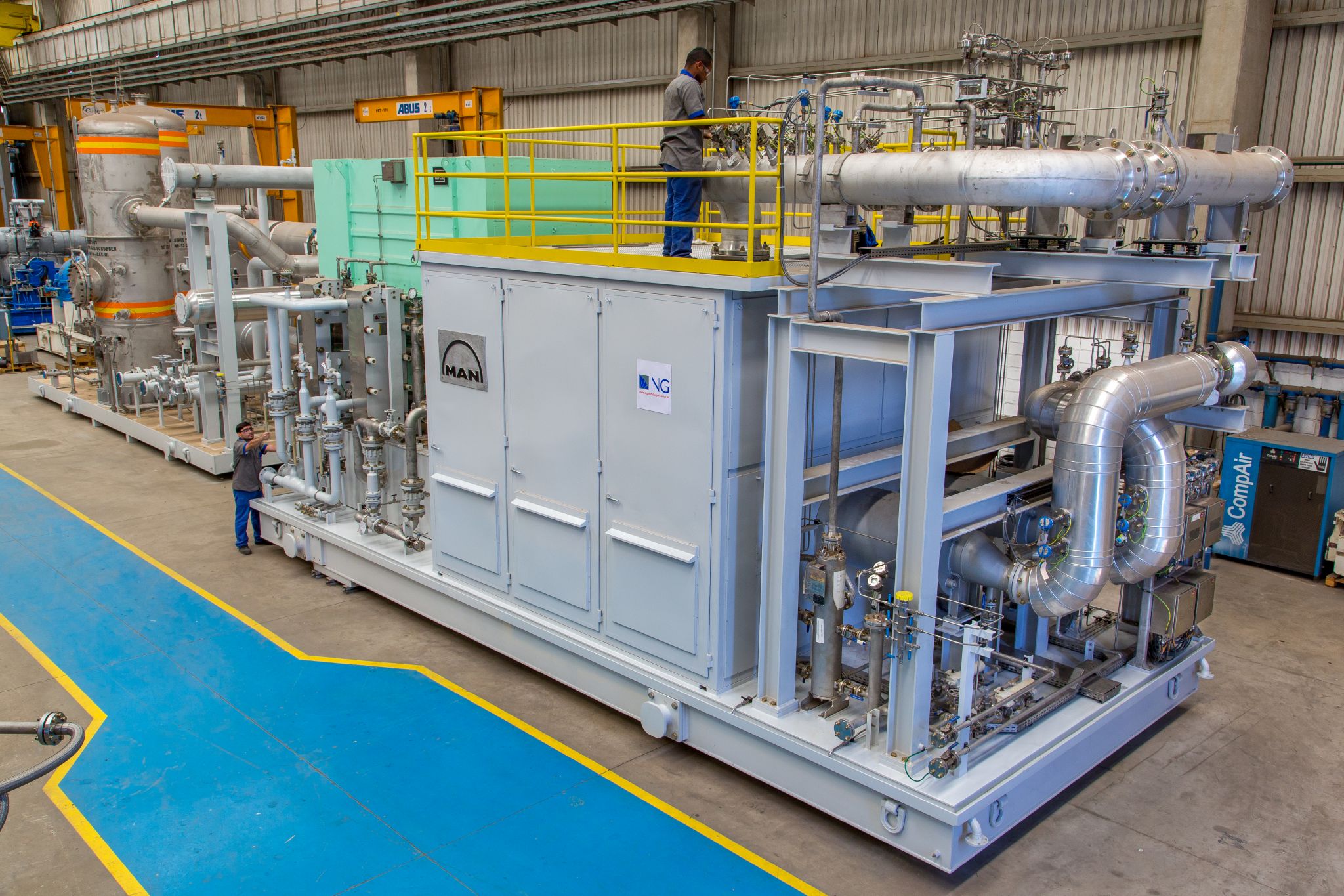 MAN Skid de compressão AGO 2015 - NG Metalúrgica